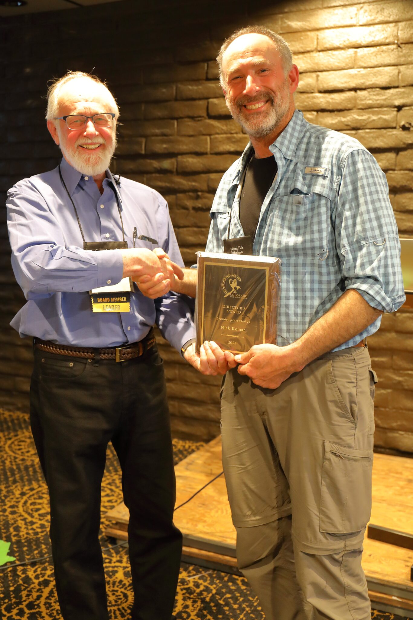 CFO 2024 Directors' Award - Colorado Field Ornithologists